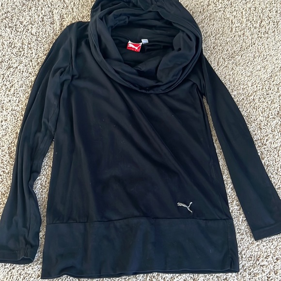 Puma | Tops | Puma Long Sleeve Cowl Neck | Poshmark